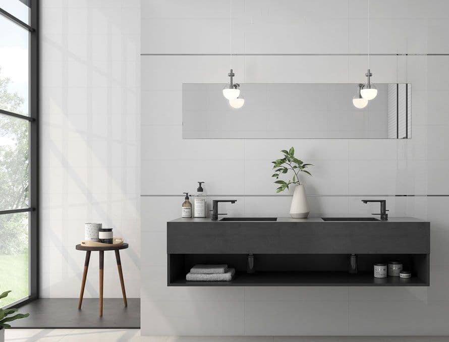 Hvite fliser – Modena Arkitekt